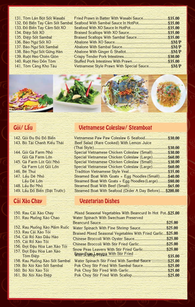 Take Away - Song Huong Cuisine